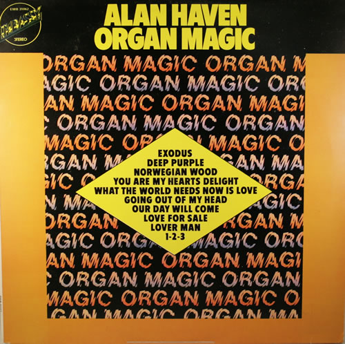Alan Haven Organ Music UK vinyl LP album (LP record) (552723)