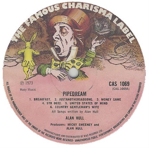Alan Hull Pipedream + Booklet UK vinyl LP album (LP record) (235299)