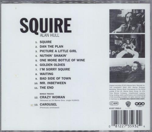 Alan Hull Squire German CD album (CDLP) (789009)