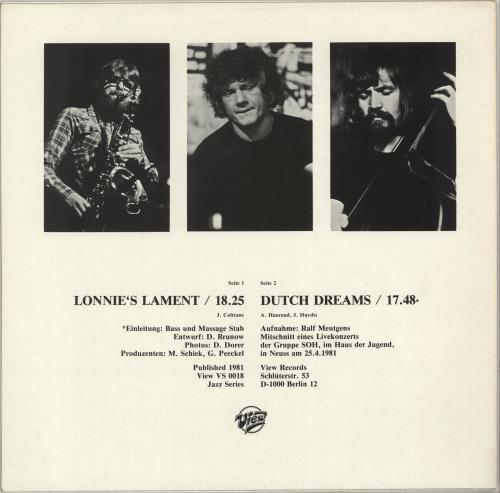 Alan Skidmore SOH German vinyl LP album (LP record) (595388)