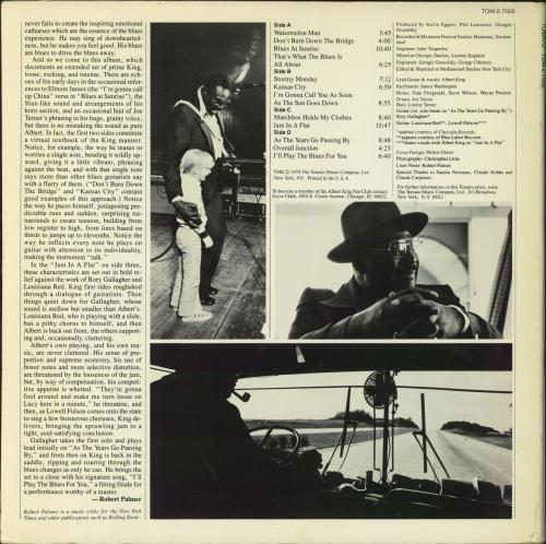 Albert King Albert Live US 2-LP vinyl record set (Double LP Album) (794818)