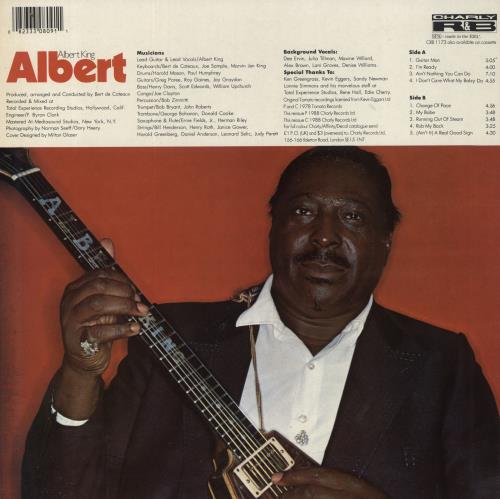 Albert King Albert UK vinyl LP album (LP record) (495715)