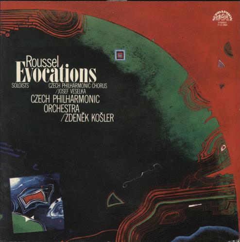 Albert Roussel Evocations Czech vinyl LP album (LP record) (723510)