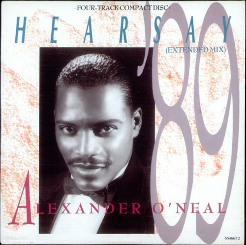 Alexander O'Neal Hearsay German CD single (CD5 / 5") (40572)