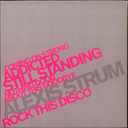 Alexis Strum Addicted Sampler UK Promo CD-R acetate (527496)