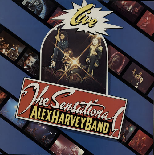 Alex Harvey (UK) Live UK vinyl LP album (LP record) (568307)