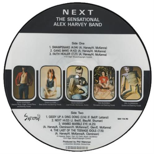 Alex Harvey (UK) Next... UK picture disc LP (vinyl picture disc album ...