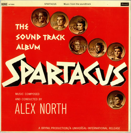 Alex North Spartacus UK vinyl LP album (LP record) (490052)