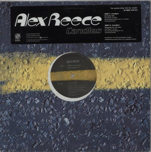 Alex Reece Candles UK Promo 12" vinyl single (12 inch record / Maxi ...