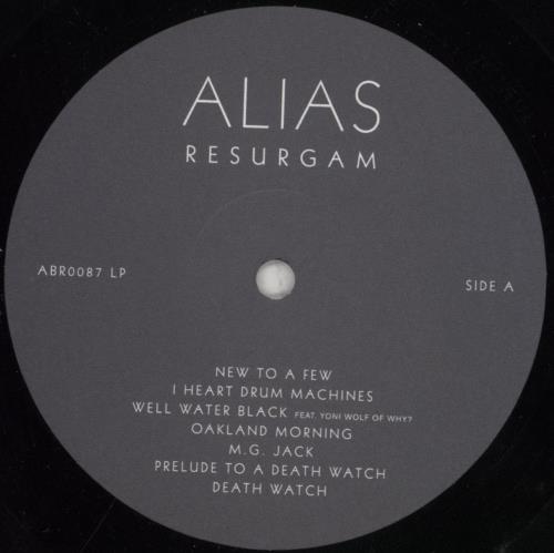 Alias (Hip-Hop) Resurgam US vinyl LP album (LP record) (853265)