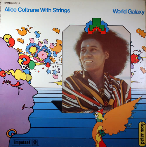 Alice Coltrane World Galaxy US vinyl LP album (LP record) (560008)