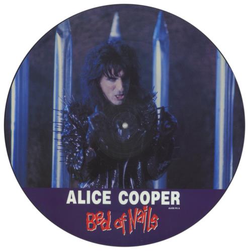 Alice Cooper Bed Of Nails UK 12" vinyl picture disc (12 inch picture ...