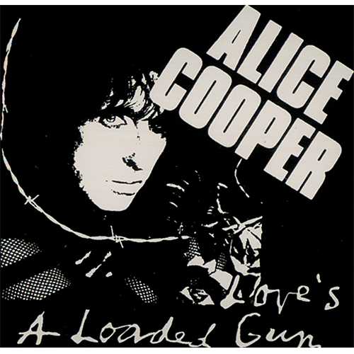 Alice Cooper Love's A Loaded Gun - Sticker UK Promo memorabilia (407411)