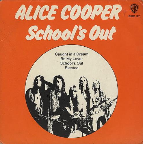 Alice Cooper School's Out EP US 7" vinyl single (7 inch record / 45) (389872)