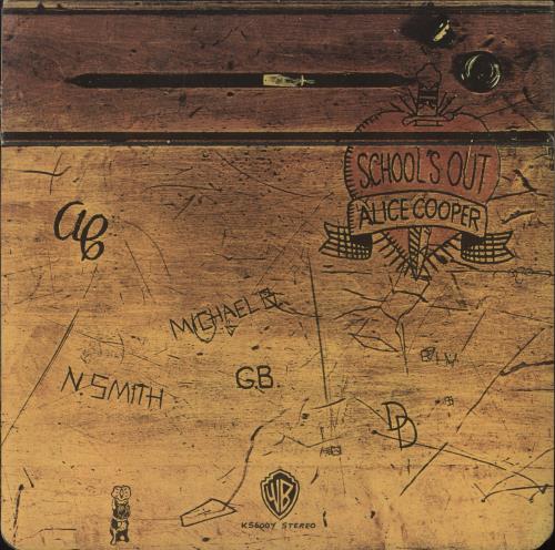 Alice Cooper School's Out UK vinyl LP album (LP record) (533638)