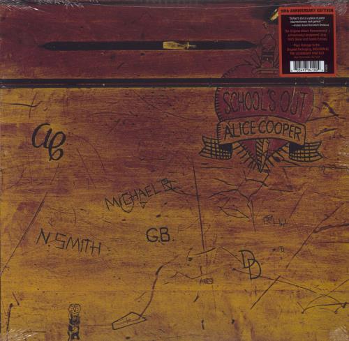 Alice Cooper School's Out: 50th Anniversary - Remastered - Sealed UK 3-LP vinyl record set ...