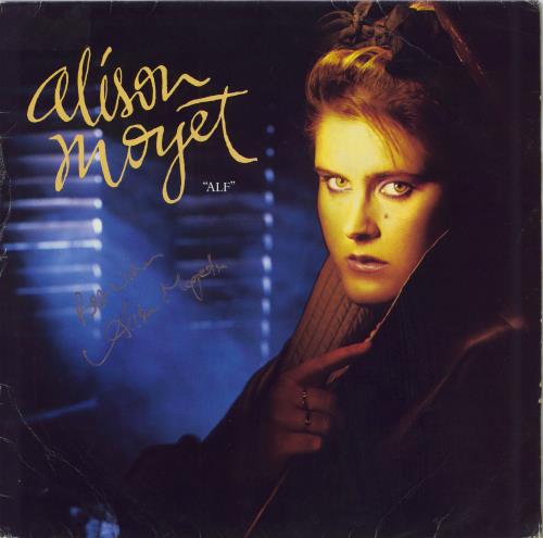 Alison Moyet Alf - Autographed UK vinyl LP album (LP record) (781752)