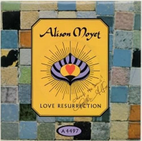 Alison Moyet Love Resurrection - signed UK 7" vinyl single (7 inch ...