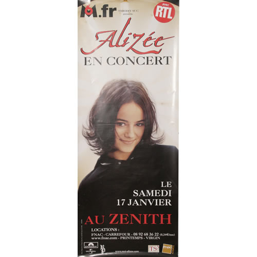 Alizee Concert Au Zenith French Promo poster (510596)