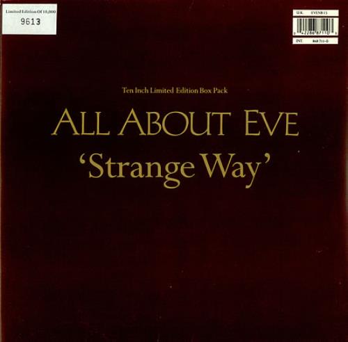 All About Eve Strange Way UK 10" vinyl single (10 inch record) (18950)