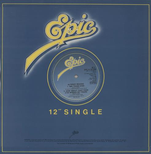 Altered Images See Those Eyes UK 12" vinyl single (12 inch record ...