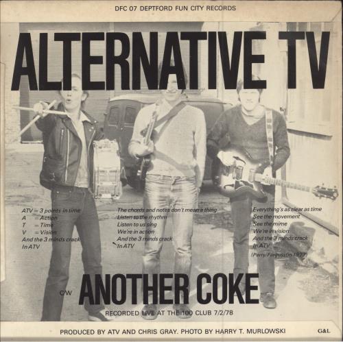 Alternative TV Action Time Vision - EX UK 7" vinyl single (7 inch ...