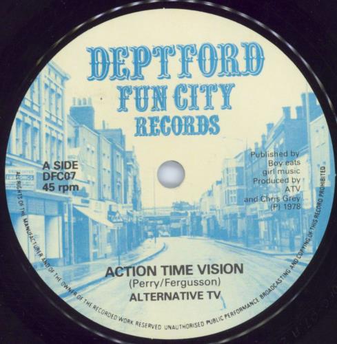 Alternative TV Action Time Vision UK 7" vinyl single (7 inch record ...