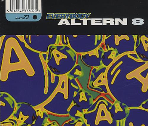 Altern 8 Everbody Altern 8 UK CD single (CD5 / 5") (385478)