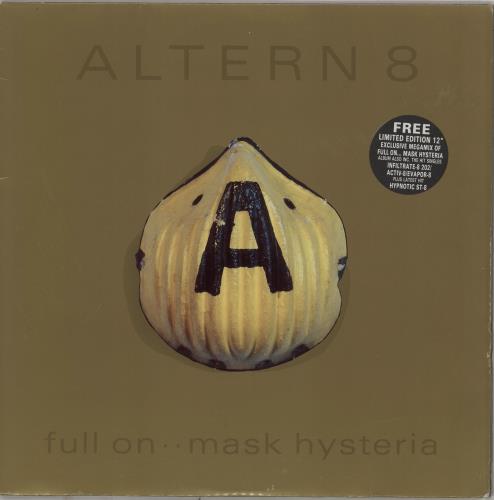 Altern 8 Full On...Mask Hysteria + 12" UK 2-LP vinyl record set (Double ...