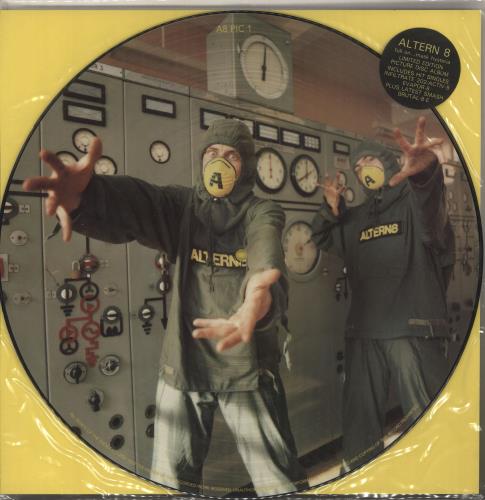 Altern 8 Full On...Mask Hysteria UK picture disc LP (vinyl picture disc ...
