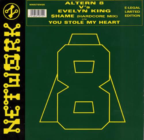 Altern 8 Shame UK 10" vinyl single (10 inch record) (10749)