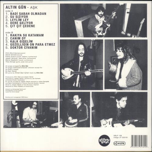 Altin Gun Ask German vinyl LP album (LP record) (842368)