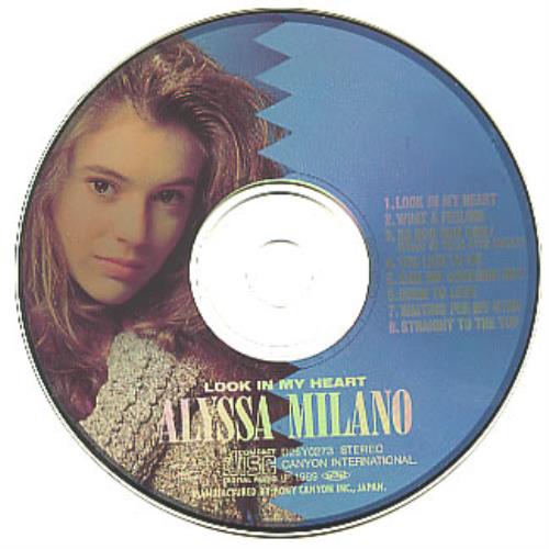Alyssa Milano Look In My Heart Japanese CD album (CDLP) (246646)