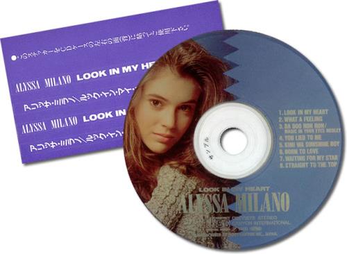 Alyssa Milano Look In My Heart Japanese CD album (CDLP) (80058)