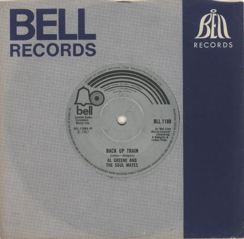 Al Green Back Up Train UK 7" vinyl single (7 inch record / 45) (720208)