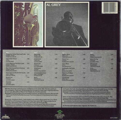 Al Grey Basic Grey Italian 2-LP vinyl record set (Double LP Album) (800246)