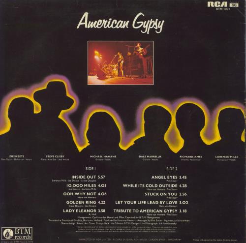 American Gypsy American Gypsy UK vinyl LP album (LP record) (802902)