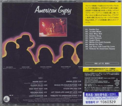 American Gypsy American Gypsy Japanese Promo CD album (CDLP) (821593)