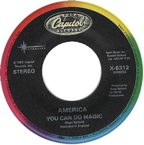 America You Can Do Magic UK 7" vinyl single (7 inch record / 45) (373203)