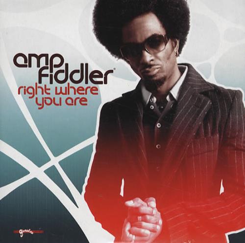 Amp Fiddler Right Where You Are UK Promo CD single (CD5 / 5") (410605)