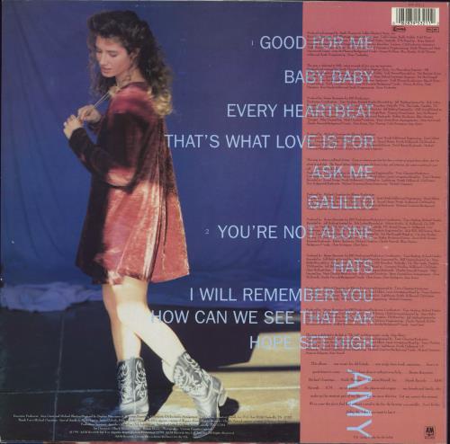 Amy Grant Heart In Motion UK vinyl LP album (LP record) (769924)