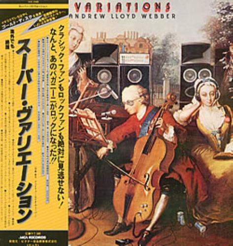 Andrew Lloyd Webber Variations Japanese vinyl LP album (LP record) (221656)