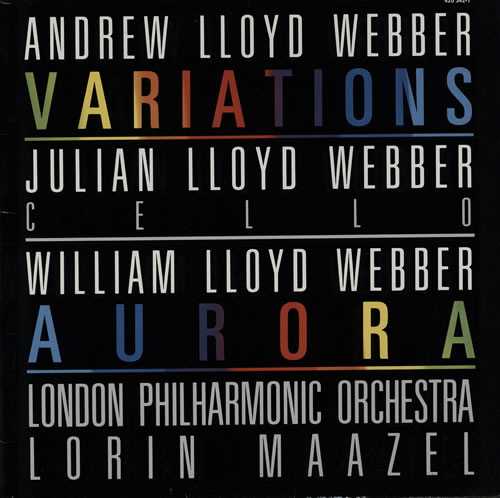 Andrew Lloyd Webber Variations Dutch vinyl LP album (LP record) (578193)