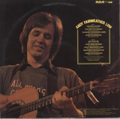 Andy Fairweather-Low Andy Fairweather Low UK vinyl LP album (LP record) (727994)