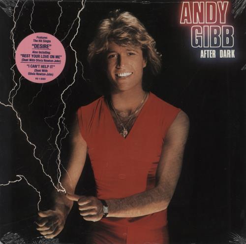 Andy Gibb After Dark - stickered shrink US vinyl LP album (LP record ...