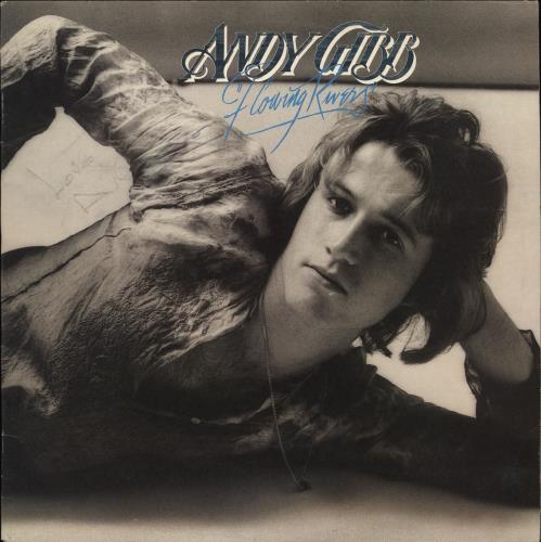 Andy Gibb Flowing Rivers UK vinyl LP album (LP record) (299780)