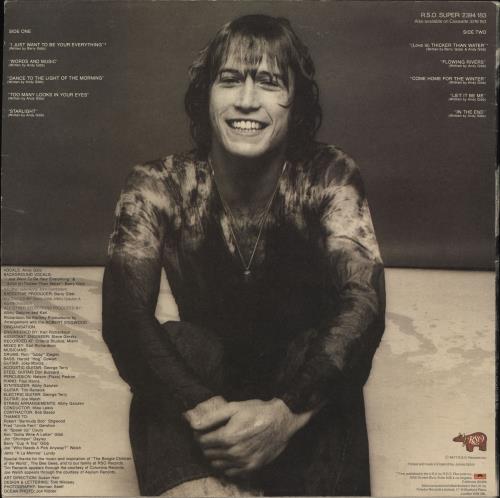 Andy Gibb Flowing Rivers UK vinyl LP album (LP record) (299780)