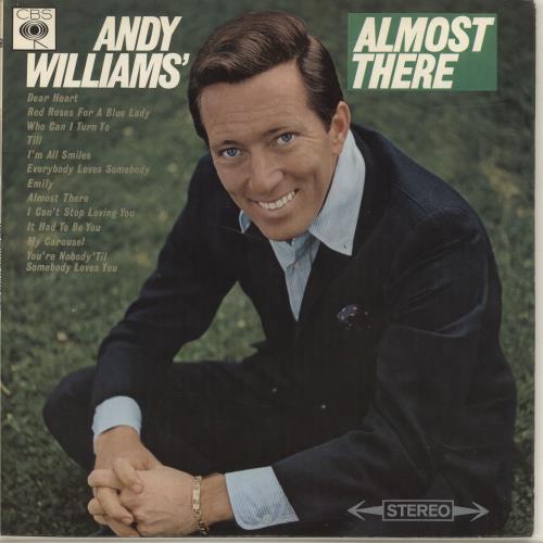 Andy Williams Almost There UK vinyl LP album (LP record) (691528)