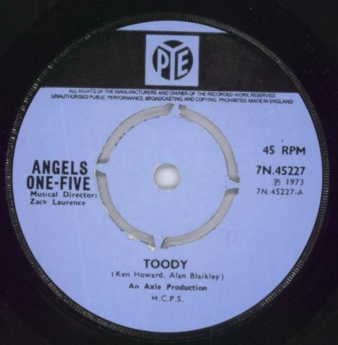 Angels One-Five Toody UK 7" vinyl single (7 inch record / 45) (770664)