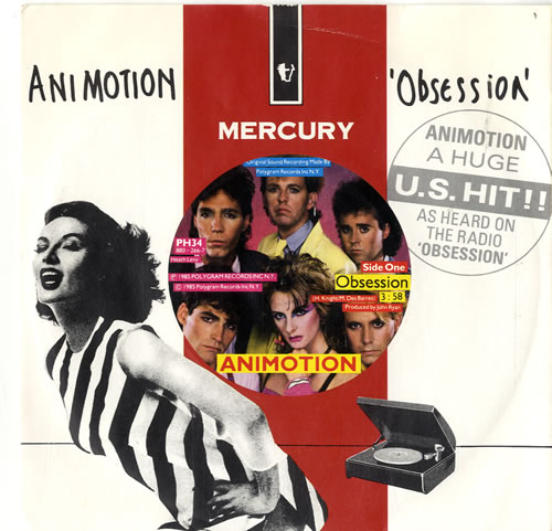 Animotion Obsession - Picture sleeve UK 7" vinyl single (7 inch record ...